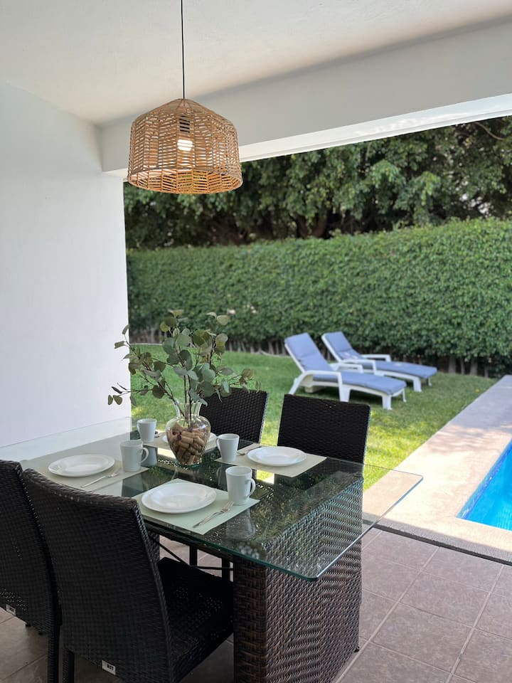 Casa Palma! Relájate Con Alberca Privada Y Jardín. - Cocoyoc