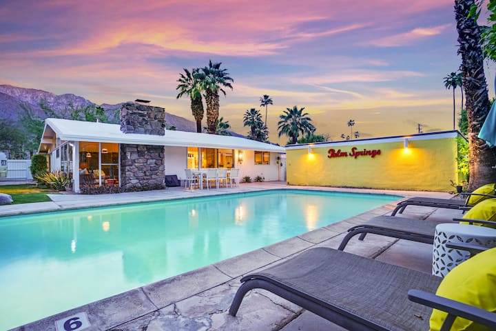 Twin Palms: Mid-century Modern With Heated Pool - Palm Springs, CA