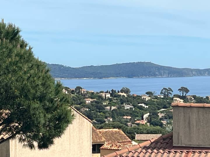 T3 Vue Mer Avec Piscine. - Cavalaire-sur-Mer