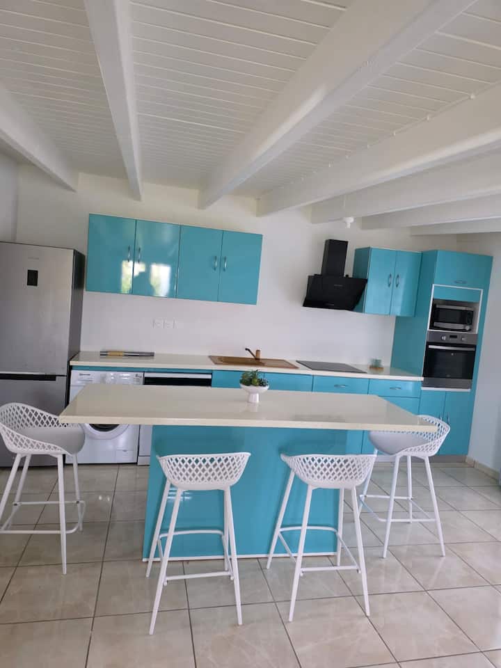 Villa Turquoise Piscine + Citerne - Guadeloupe