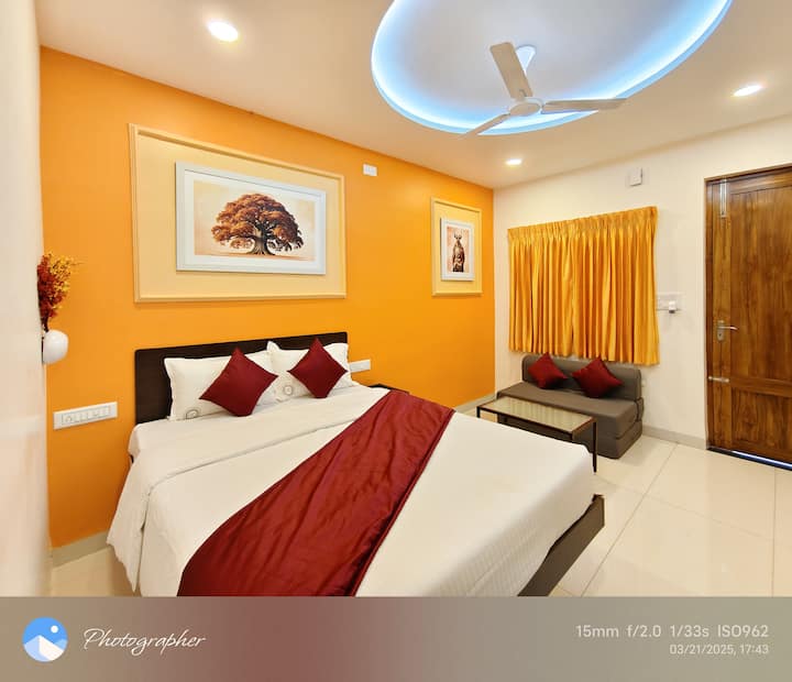 Ofra Garden Stay | Entire Poolside Nature Retreat - 폰디체리