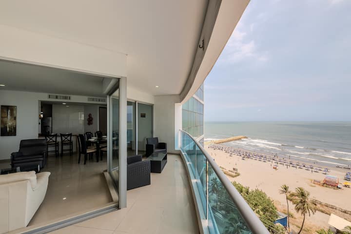 Spectacular Ocean View - Infinito Building 1002 - Cartagena