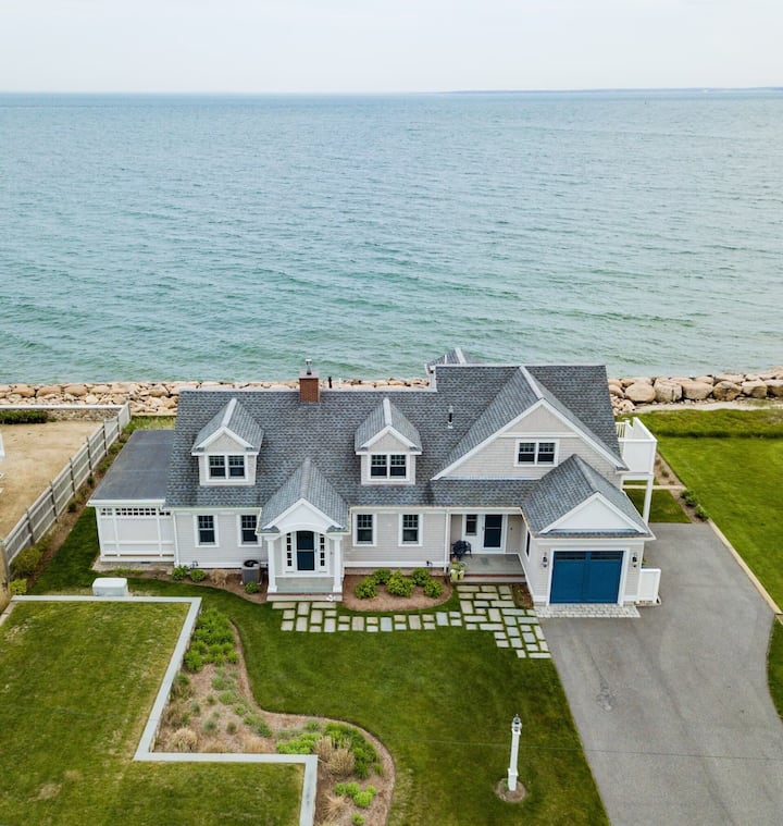 Coastal Chic Oceanfront Home - Falmouth, MA