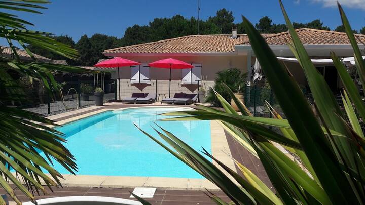 Maison Avec Piscine Clôturée - Audenge