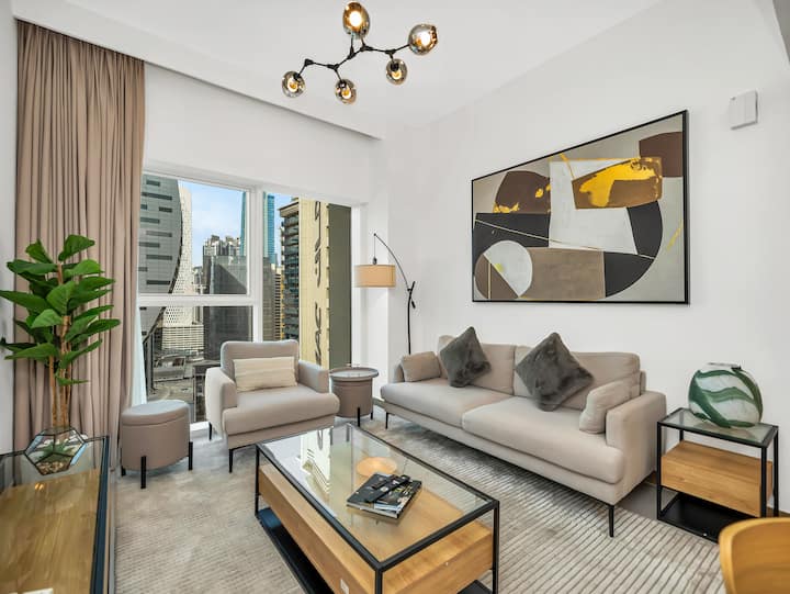 Lux 2bd 1ba Apt 2km Frm Burj Khalifa, Business Bay - Dubai