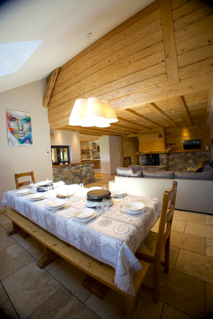 Les Garzons - Incroyable Vue, Gîte, Sauna - Areches Beaufort