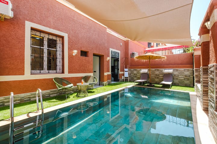 Villa 4br - Housekeeping Service With Private Pool - Marrakech