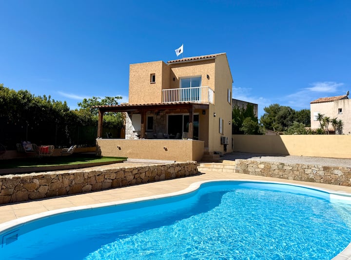 Villa Avec Piscine En Bord De Mer - Lumio