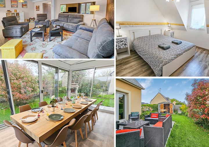 Cousinades Et Famille Xxl, Véranda, Wifi - Franceville-Plage