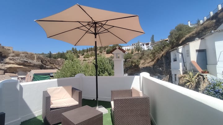 La Jaboneria De Setenil, Terraza - Setenil de las Bodegas