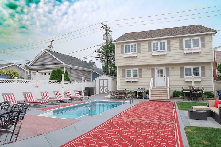 2br Beach House – Heated Pool - Steps To Beach ! - Belmar, NJ