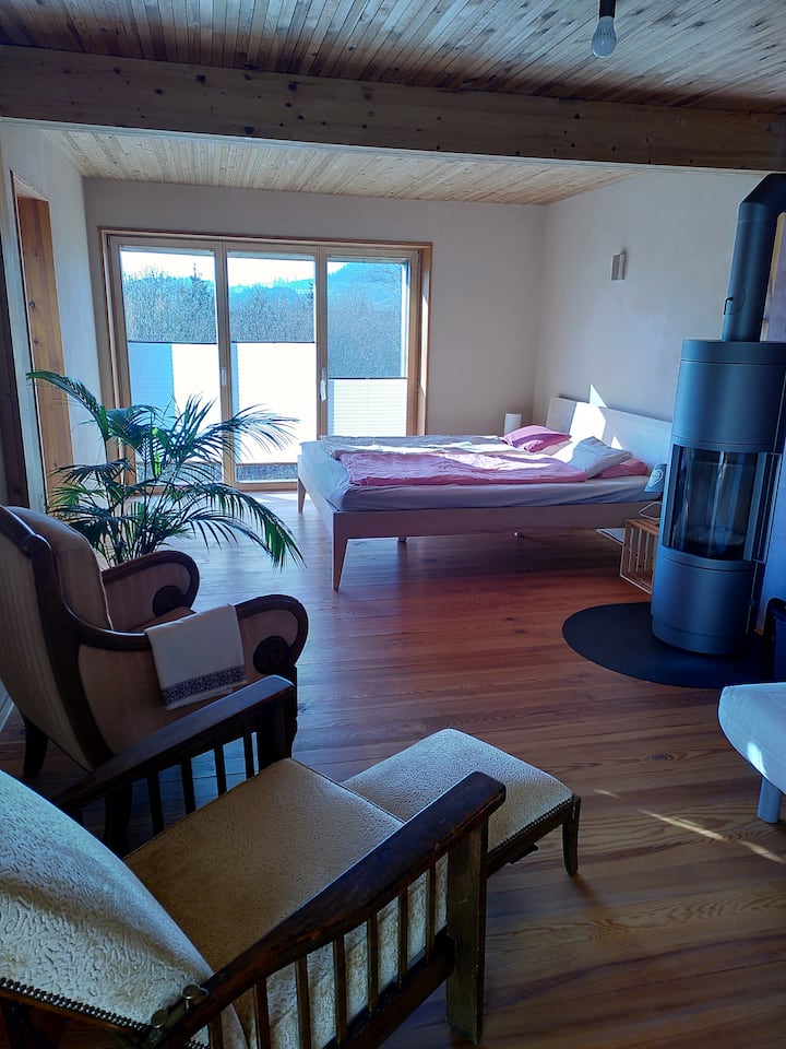 Cosy Loft In Eco-house In Villarepos - Fribourg