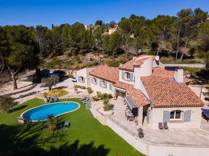 Villa Climatisée Avec Piscine 10min Aix Classée 4* - Aix-en-Provence