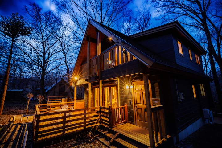 Aerie Zao｜温泉付きログハウス｜ ガイアリゾート - Miyagi