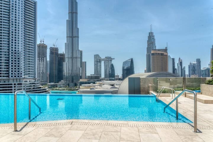 Chic 1 Ch | Piscine Face Burj | Accès Dubai Mall - Dubai