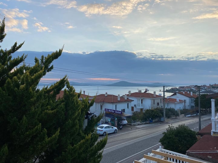 Peaceful Cozy Duplex W Private Terrace In Cunda - Ayvalık