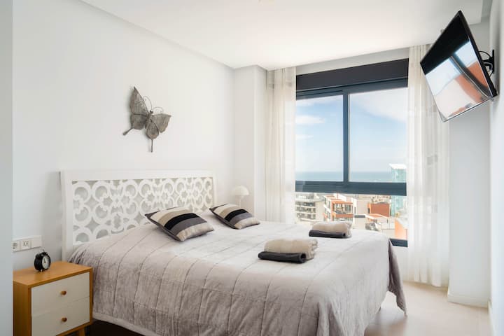 Fuengirola, Sea-view, 3 Br, 500 M Beach, - Fuengirola