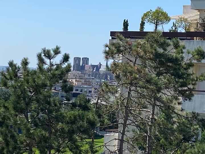 T2 Le Mun, 60m2, Parking, Balcons, Linge, Produits - Cormontreuil
