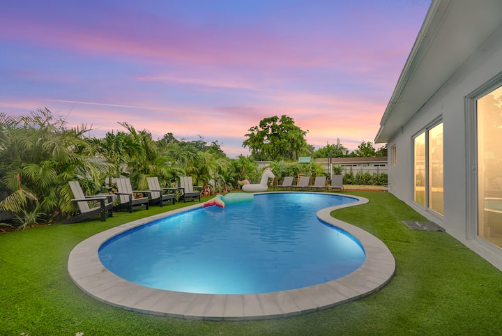 Family 5br Miami: Bbq, Oasis Sports & Resort Pool - Miramar, FL