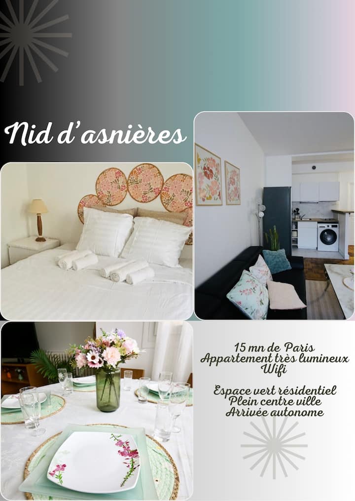Nid D’asnières – Escapade Cosy Aux Portes De Paris - Asnières-sur-Seine