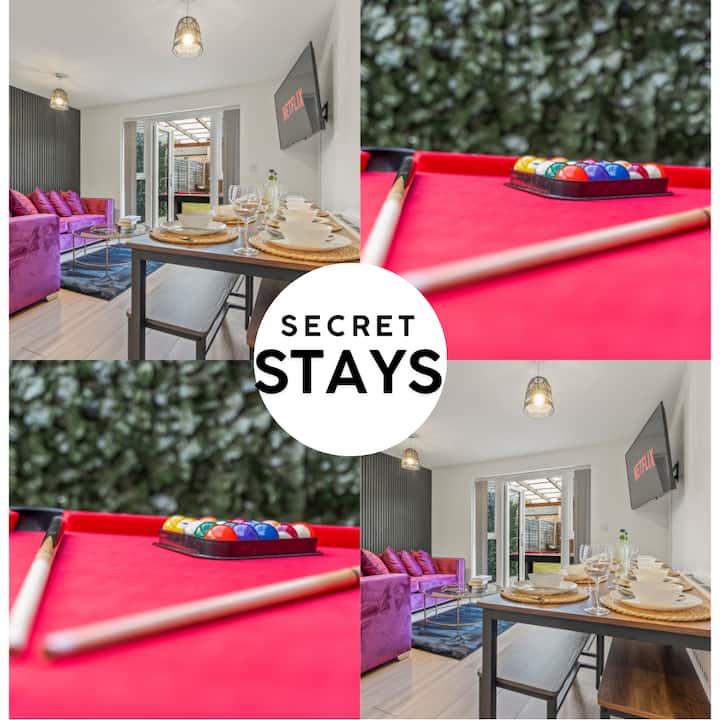 Luxury 5 Bedroom House W/free Parking&pool Table - Warwickshire