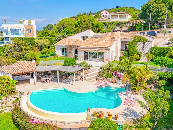 Villa Bleu Rivage - Piscine Cannes Vue Panoramique - Cannes