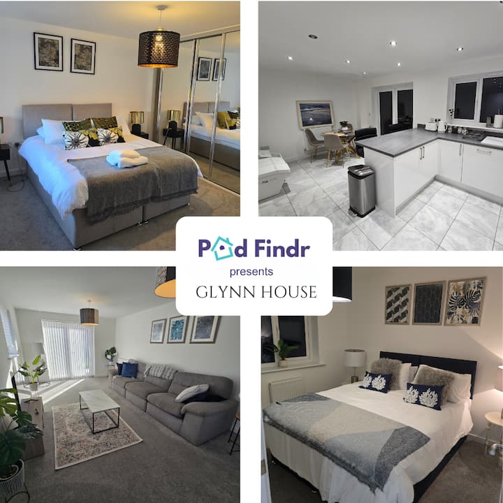Glynn*house*sleeps 6*contractors*groups*parking - Newport