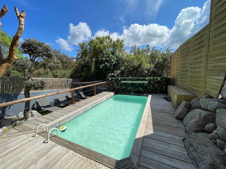 Appartement Avec Piscine 8 Pers - Figari