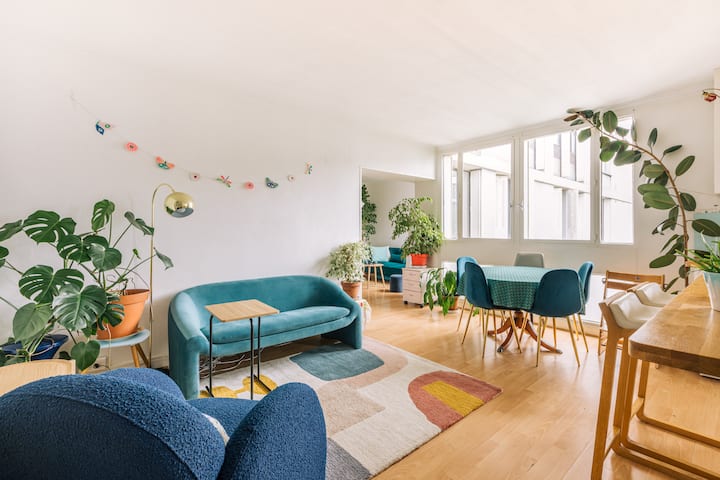 Grand Appart Familial Lumineux 2 à 5 Personnes - París