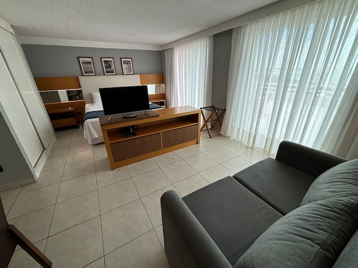 Flat Completo - Varanda Vista Mar - 5o Andar - Natal
