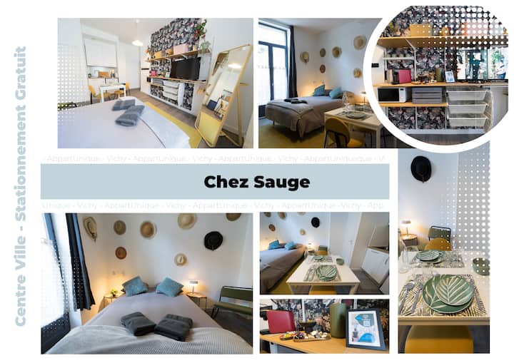 Chez Sauge : Calme Avec Balcon Au Cœur De Vichy - Bellerive-sur-Allier