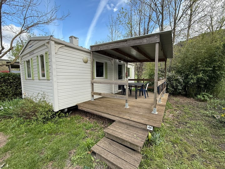 Mobilhome Pour 4 Dans Camping Avec Piscine - Lamalou-les-Bains