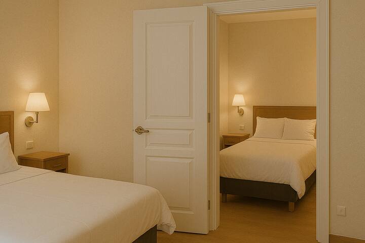 2 Double Bed+priv Bath & Kitchen - Mesagne
