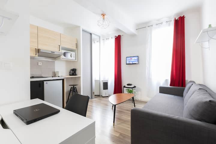 Le Cézanne - Studio Hypercentre - Wifi - Gare - Aix-en-Provence