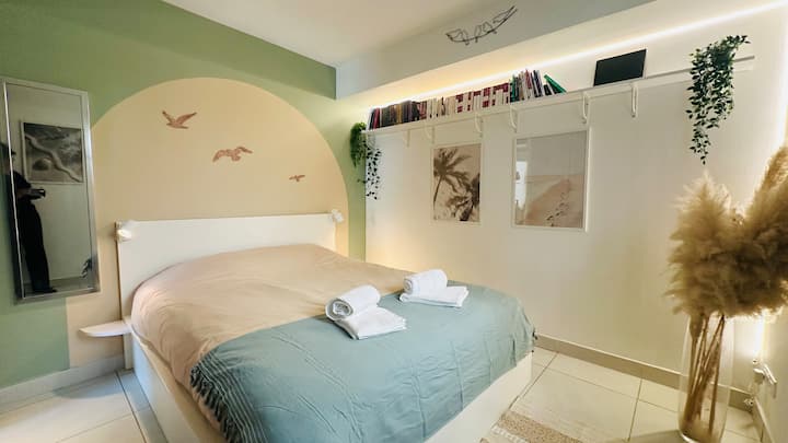 Charme & Soleil, 2p Clim, Wifi, Terrasse, Parking - Castelnau-le-Lez