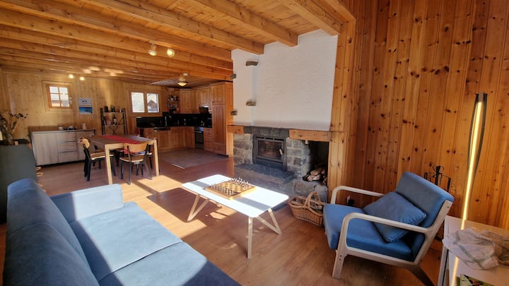 Cosy Chalet Directly On Cross-country Skiing Track - Zinal