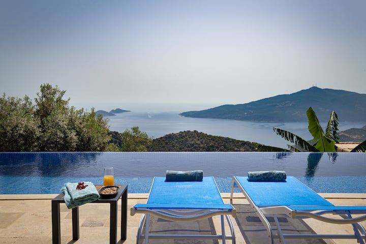 Villa Upperhouse Main – Private Sea View Villa - Kalkan