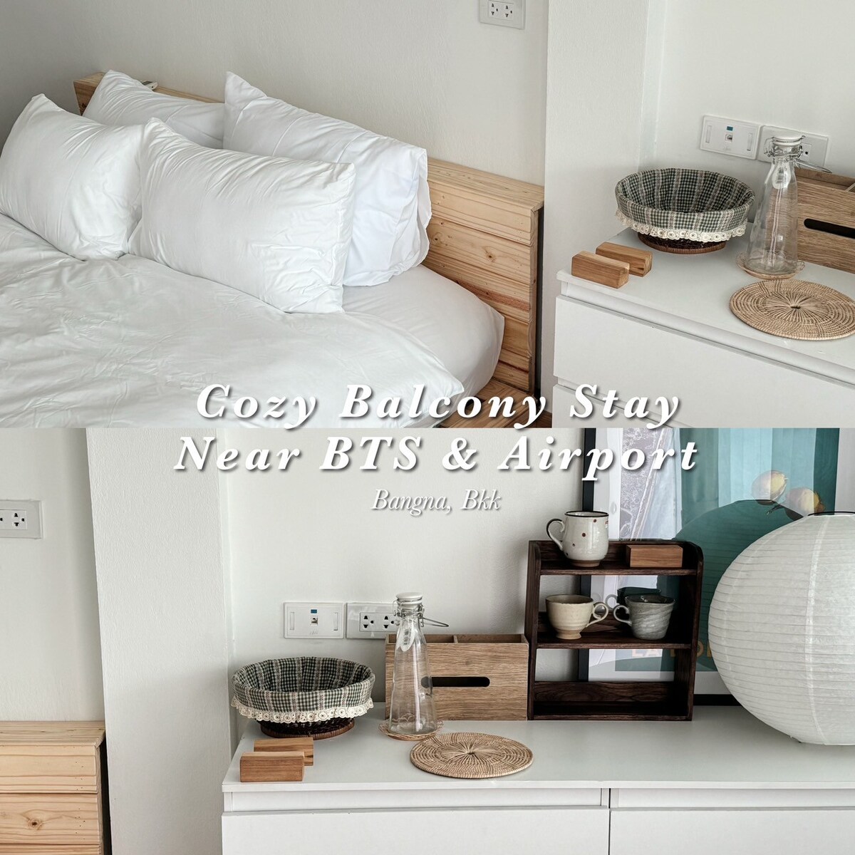 Cozy Balcony Stay (BTS bearing) - Houses for Rent in Bang Na, Bangkok ...