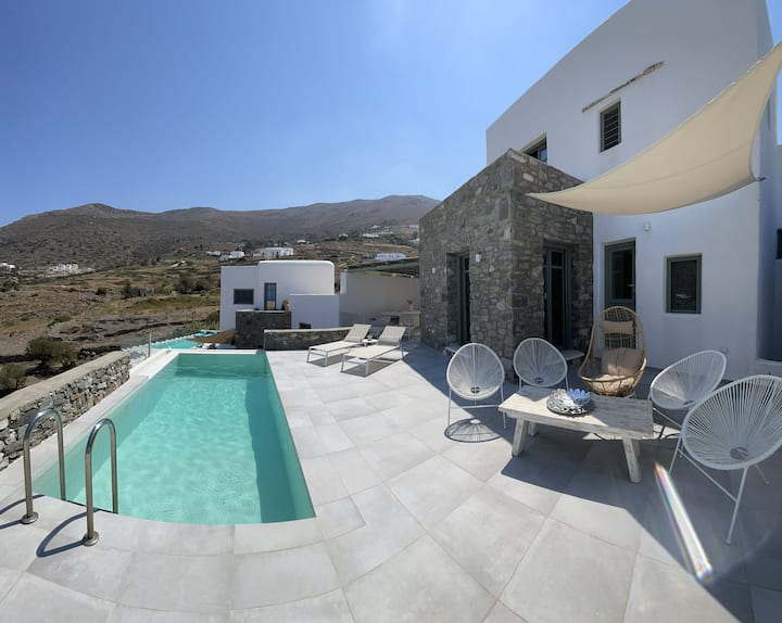 Dream Villas Paros 2  πισίνα θέα - Paros