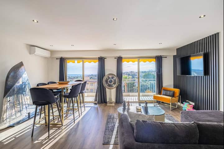 Appartement Vue Mer Au Calme, Près De Cannes - Le Cannet