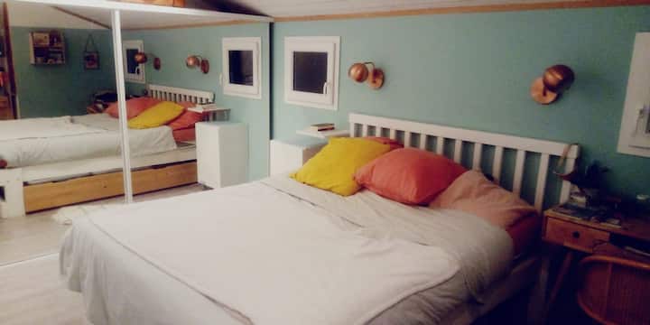 Chambre 2 Chez Stef ! Ambiance Vie Locale ! - Lacanau