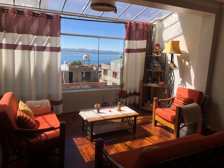 Vista Al Lago, Confort, Calefacción, Estac. 11 Per - Puno