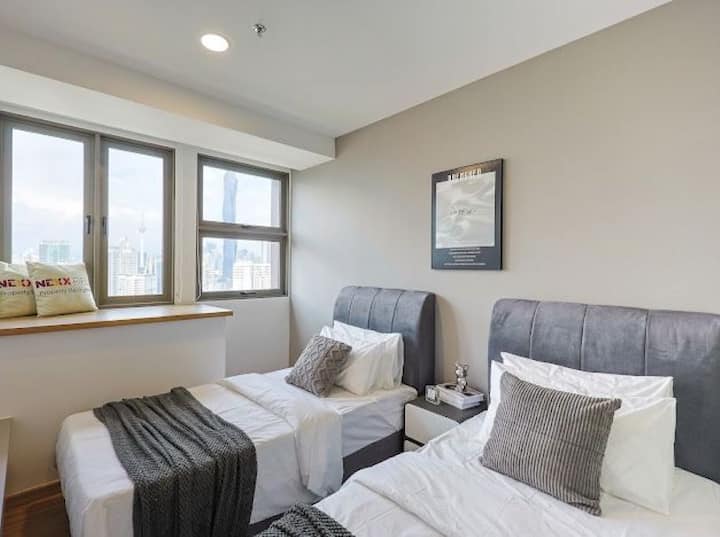 City Stay 2 Beds Klcc View! - Kuala Lumpur