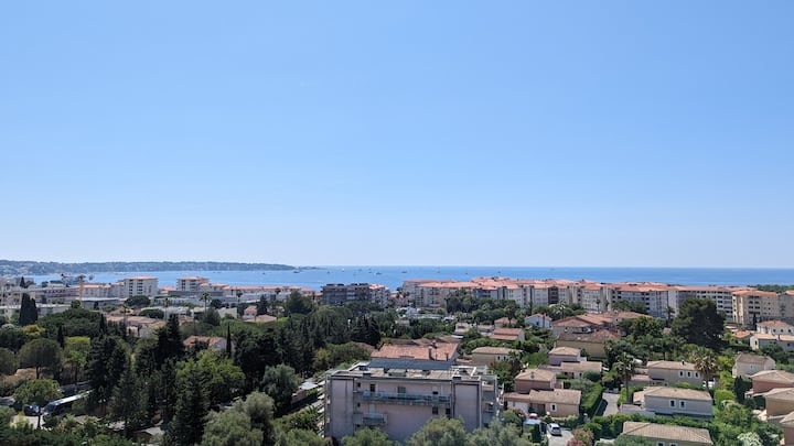 Appartement F2 Terrasse Vue Mer - Antibes