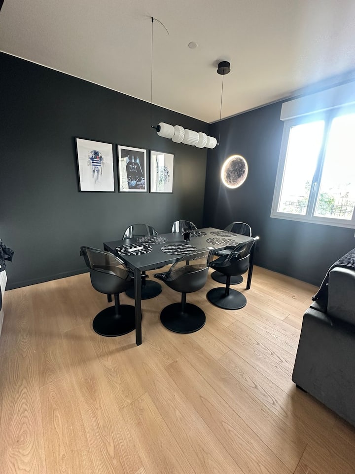 Galactic Espace: Appartement Spacieux Proche Gare - Torcy