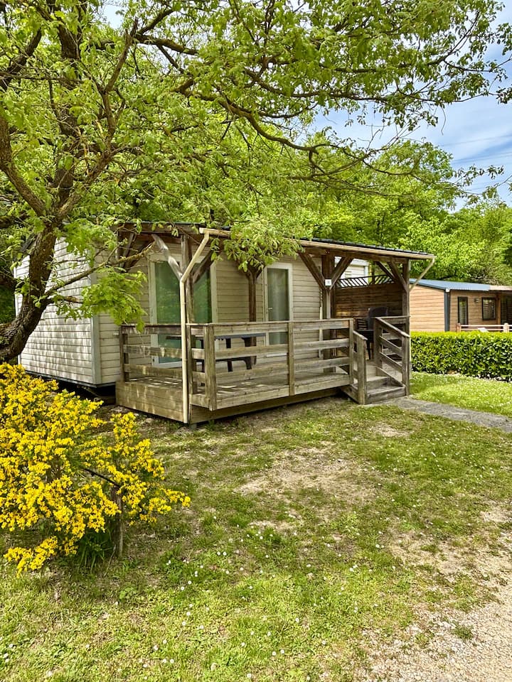 Mobil-home Familial 4/6 Pers – Nature & Piscine - Le Pouzin