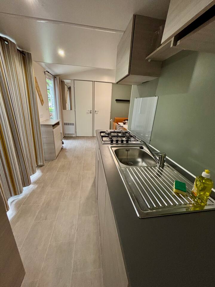 Mobil-home Familial 4/6 Pers – Nature & Piscine - Crest
