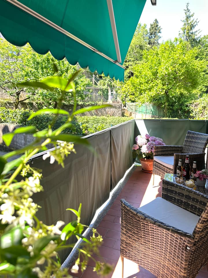 Perlacomo Spacious 74m² Flat Garden-view Balconies - Cernobbio