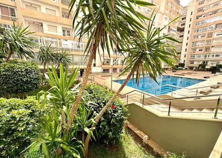 Vue Agadir Océan. Piscine Privée - Agadir