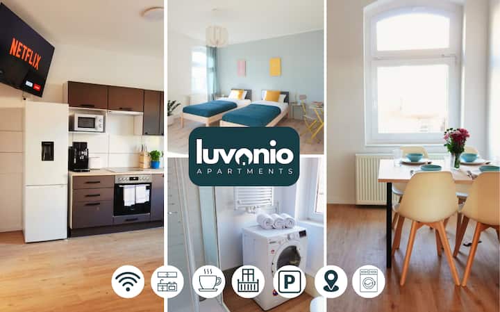 Zentrale 2-raumwohnung Mit 55" Smart Tv & Delonghi - Magdeburg